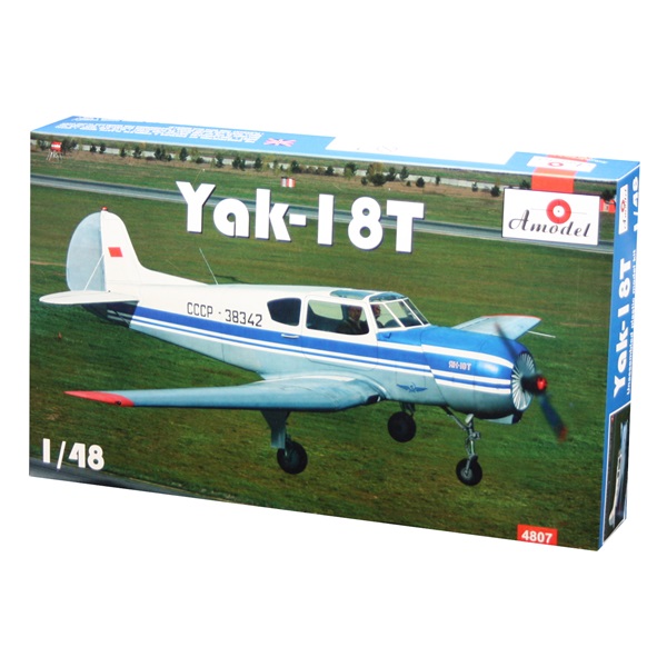 A Model 4807 1/48 Yak 18T Aeroflot – Hobbyline