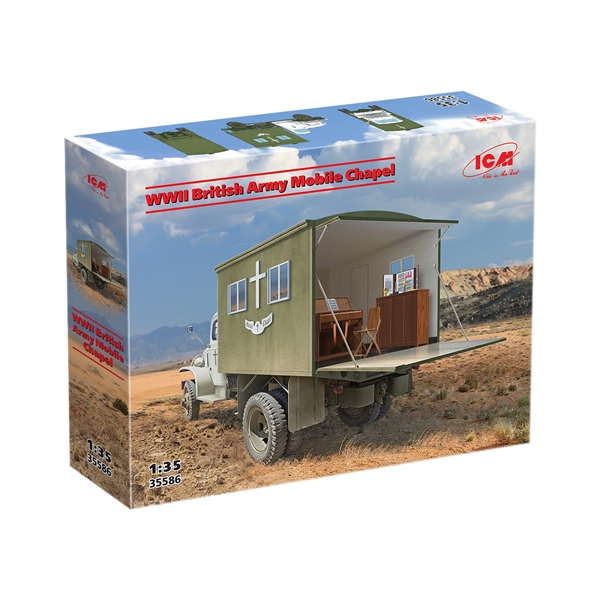 ICM 35586 1/35 British Army Mobile Chapel – Hobbyline
