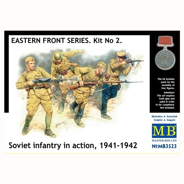 Masterbox 3523 Frontier Fight Summer 1942 Russian Infantry – Hobbyline